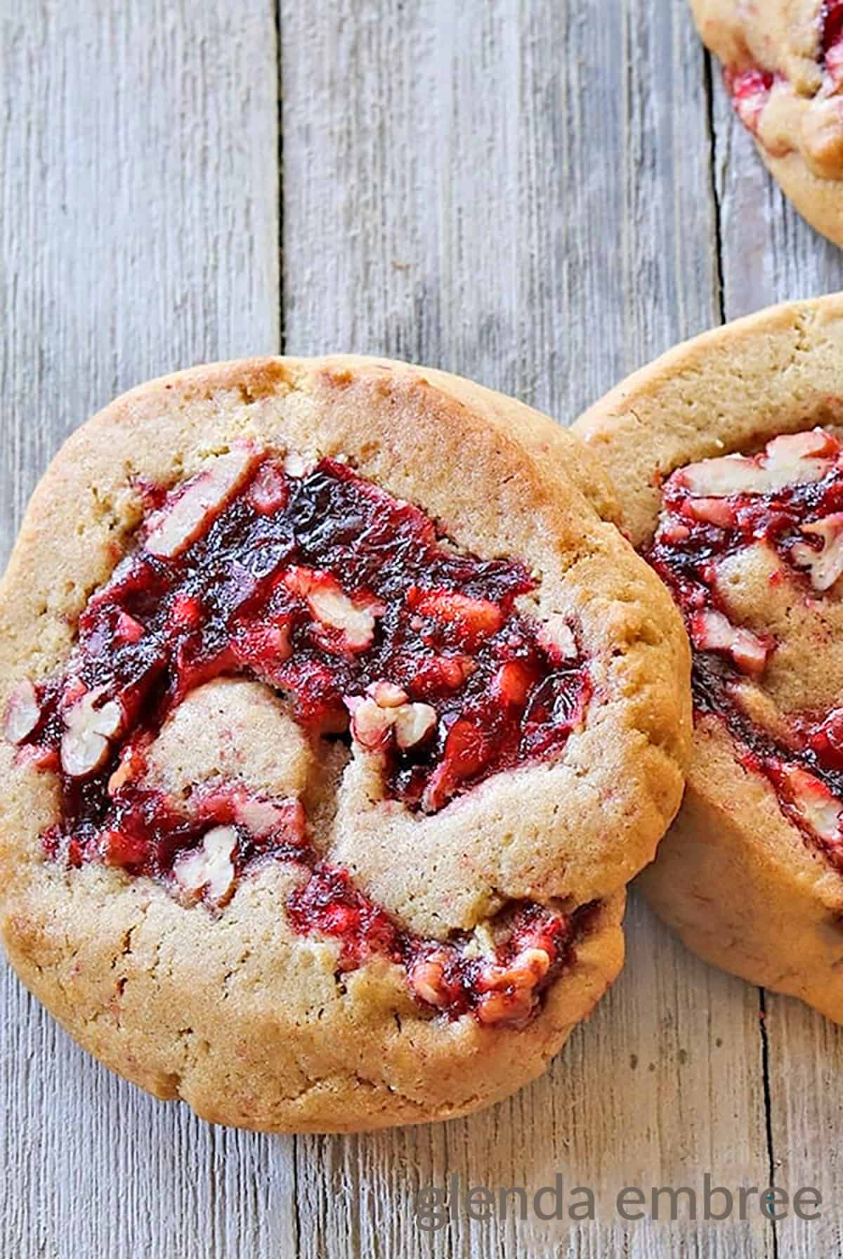 Cranberry Pecan Pinwheel Cookies (Filled Cookies) - Glenda Embree