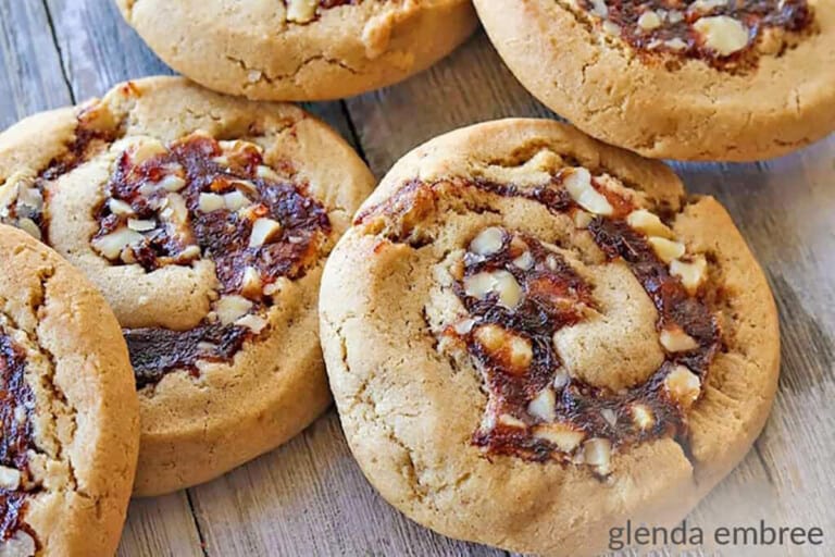 Filled Date Cookies with Walnuts (Date Pinwheel Cookies) - Glenda Embree