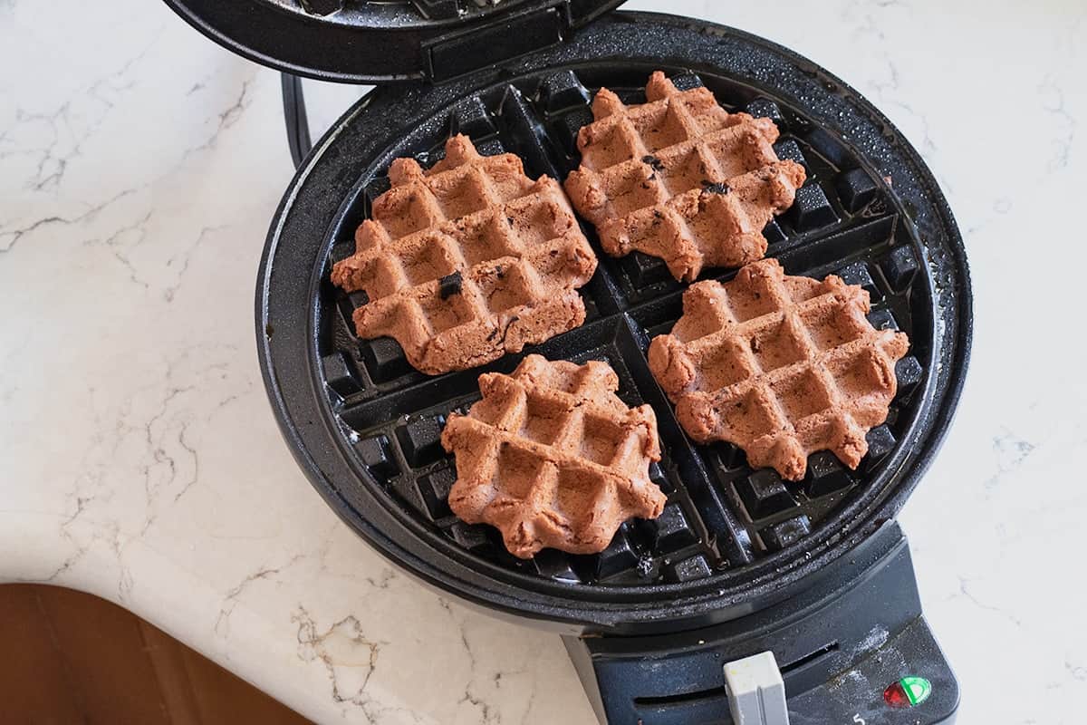 Chocolate Waffle Cookies (Turtle Cookies) - Glenda Embree