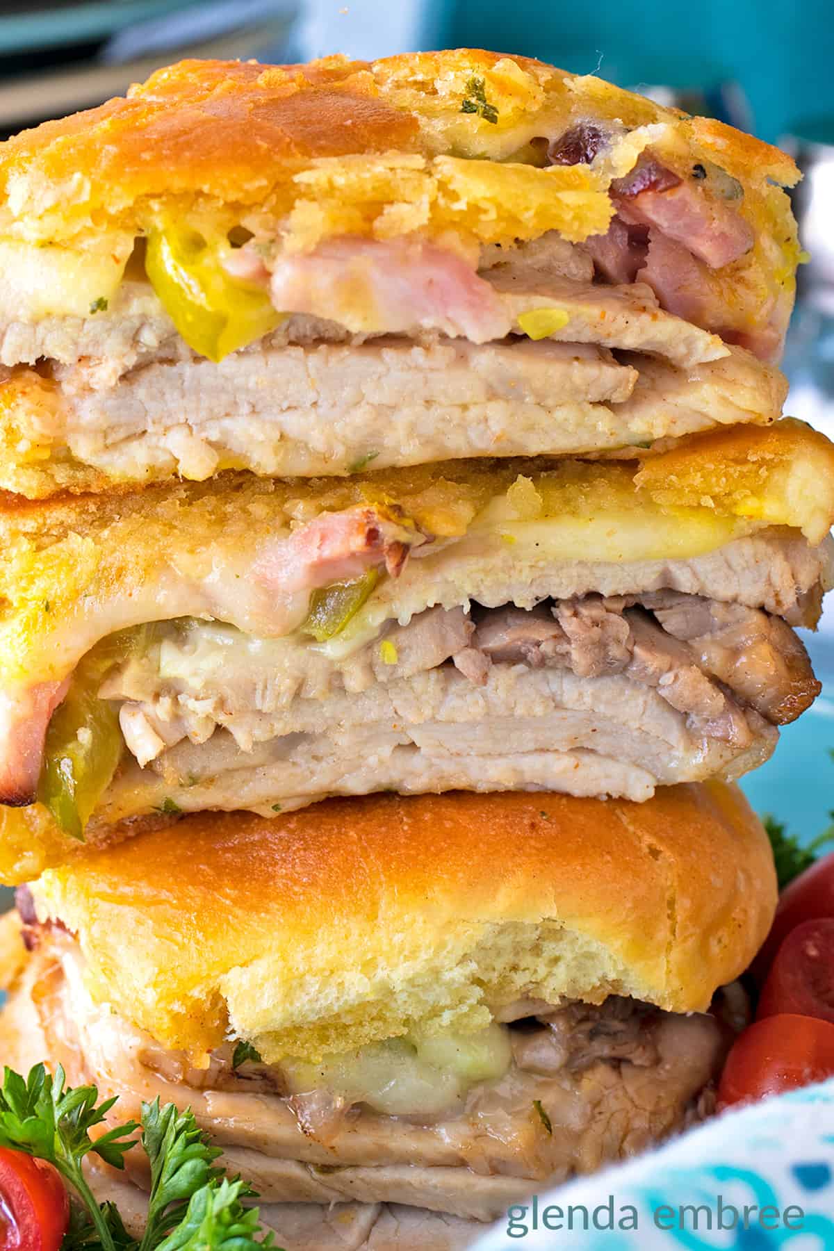 Delicious Cuban Sliders, Mini Cuban Sandwiches - Glenda Embree