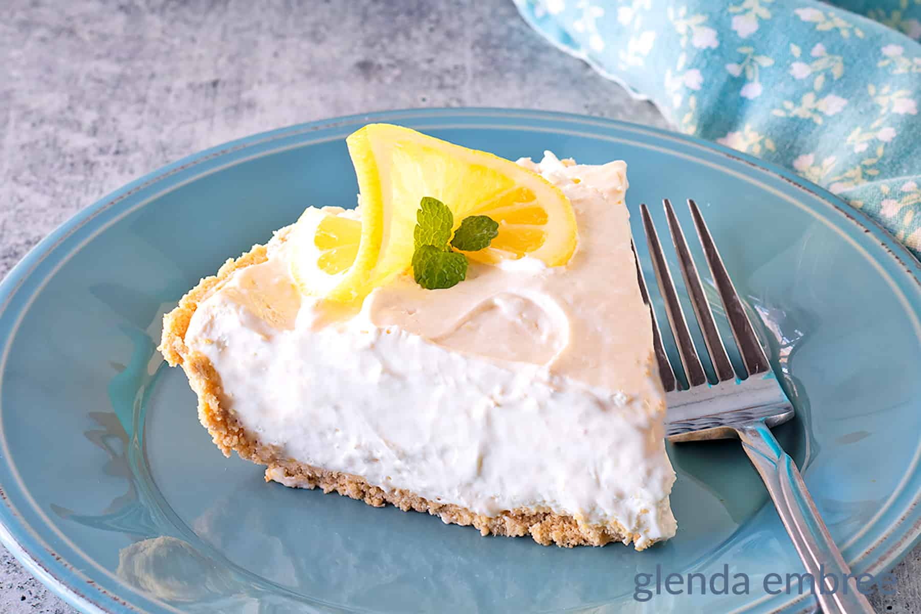 Cream Cheese Lemonade Pie Recipe - Glenda Embree