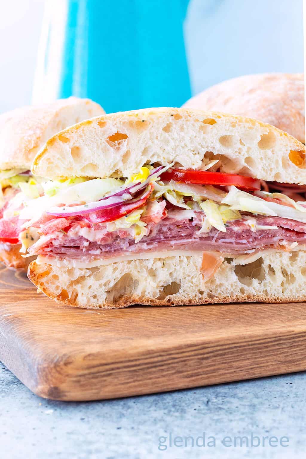 Italian Grinder Sandwich - Glenda Embree